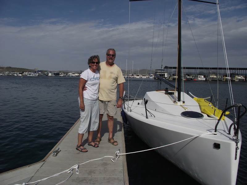 CKD Boats - Roy Mc Bride: Dave and Wendy launch their Didi Mini Transat
