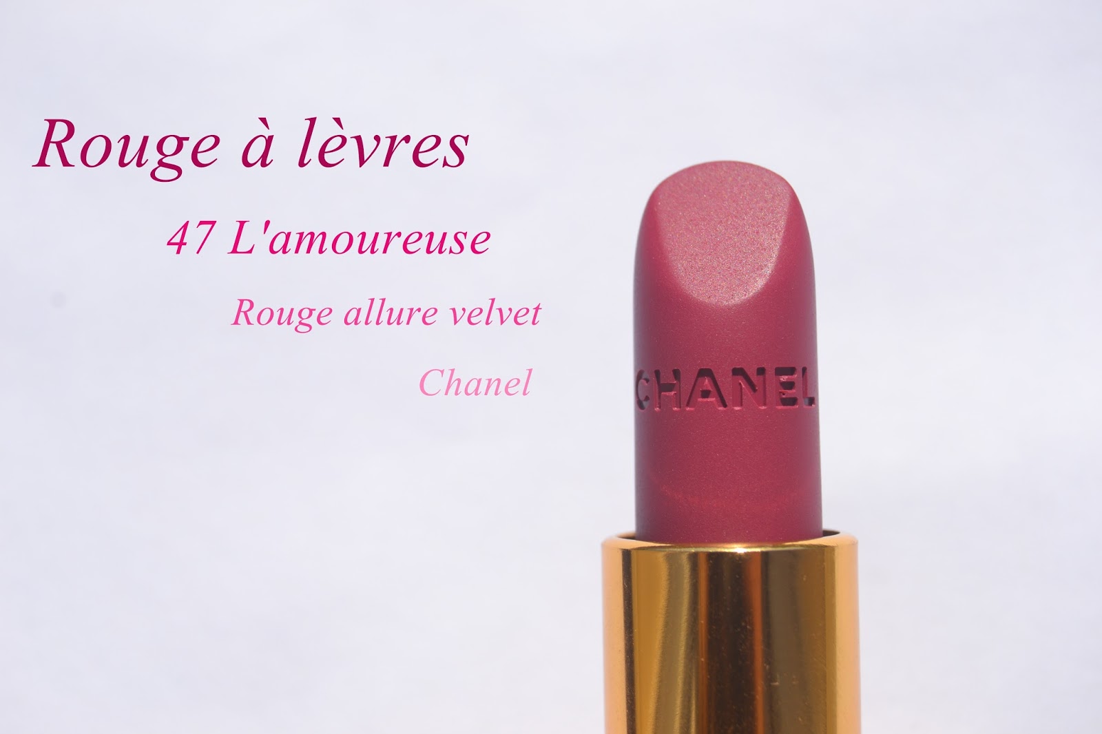 Lipstick,mascara and others: Mon rouge à lèvres de Chanel : une merveille