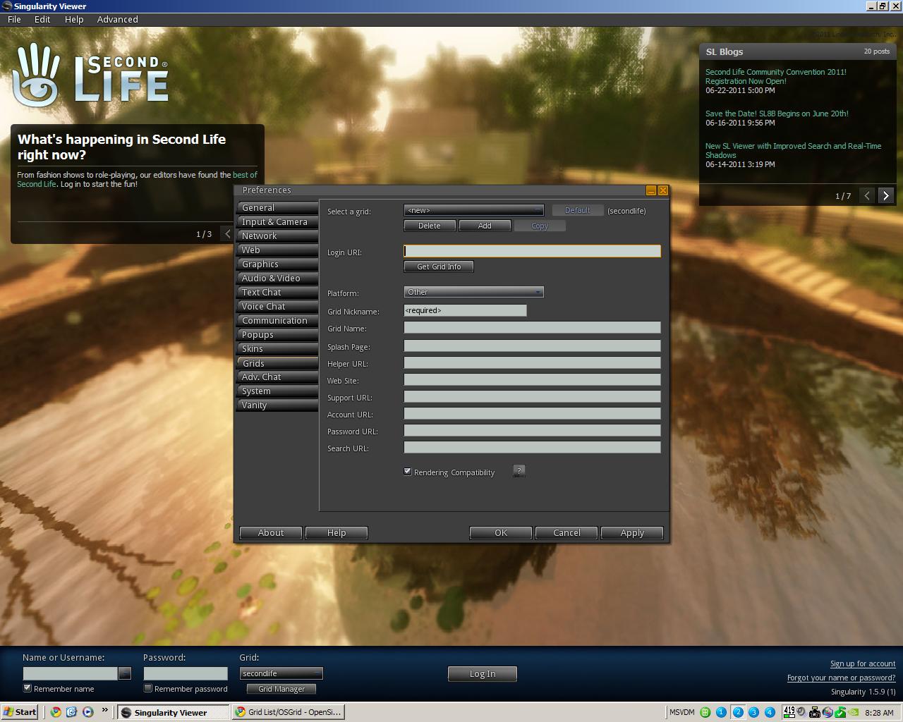 The Virtual World Technologist: Open Sim ~ OSgrid "How To Log In For ...