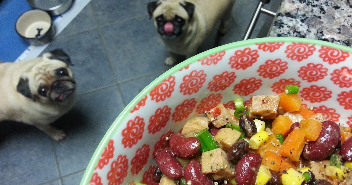 Grubbin' Pugs: Summer Bean Salad with Chicken Sausage