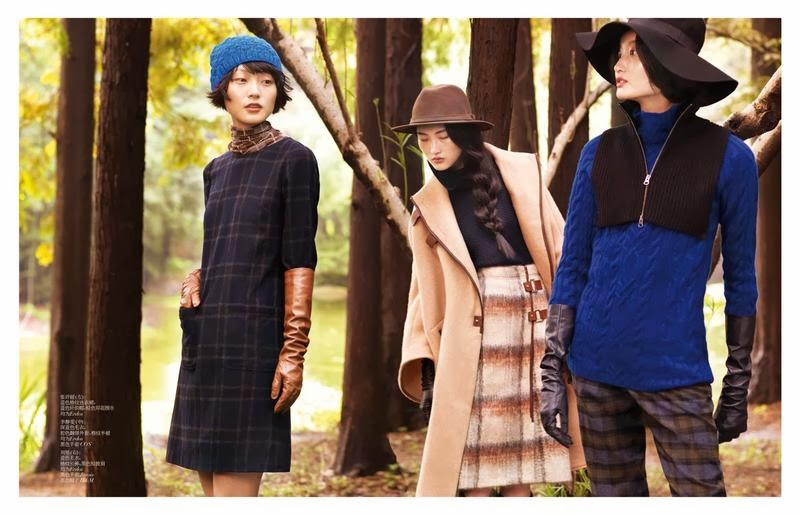 EDITORIAL: Zhang Xu Chao, Liu Xu & Jing Wen in Vogue China, November ...