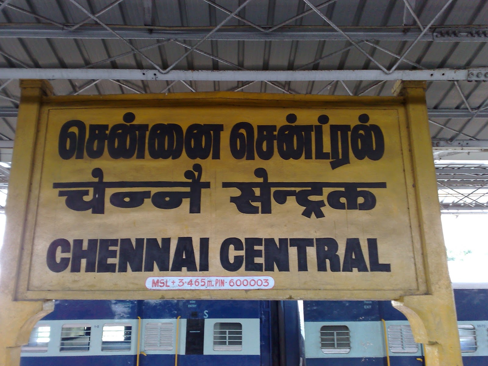 Rail Information CHENNAI CENTRAL Rail Information CHENNAI CENTRAL