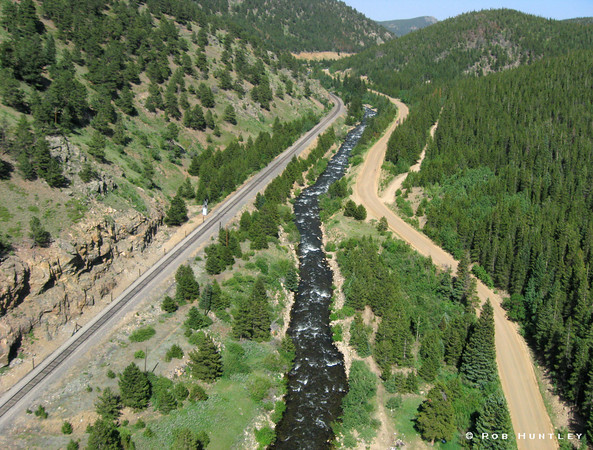 Aerial photograph of Rollins Pass, Colorado - Lovely Colorado, United ...