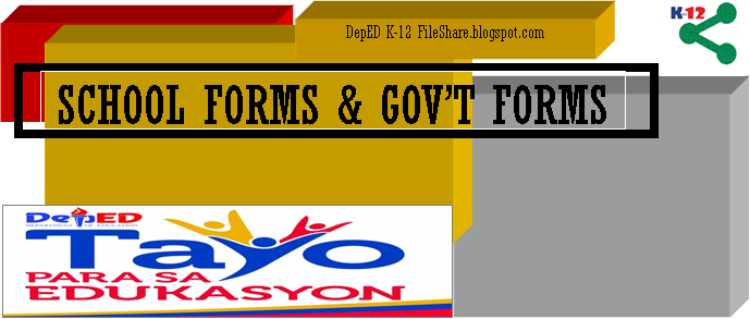 KINDERGARTEN SCHOOL FORMS FREE DOWNLOAD - DepED K-12 File Share