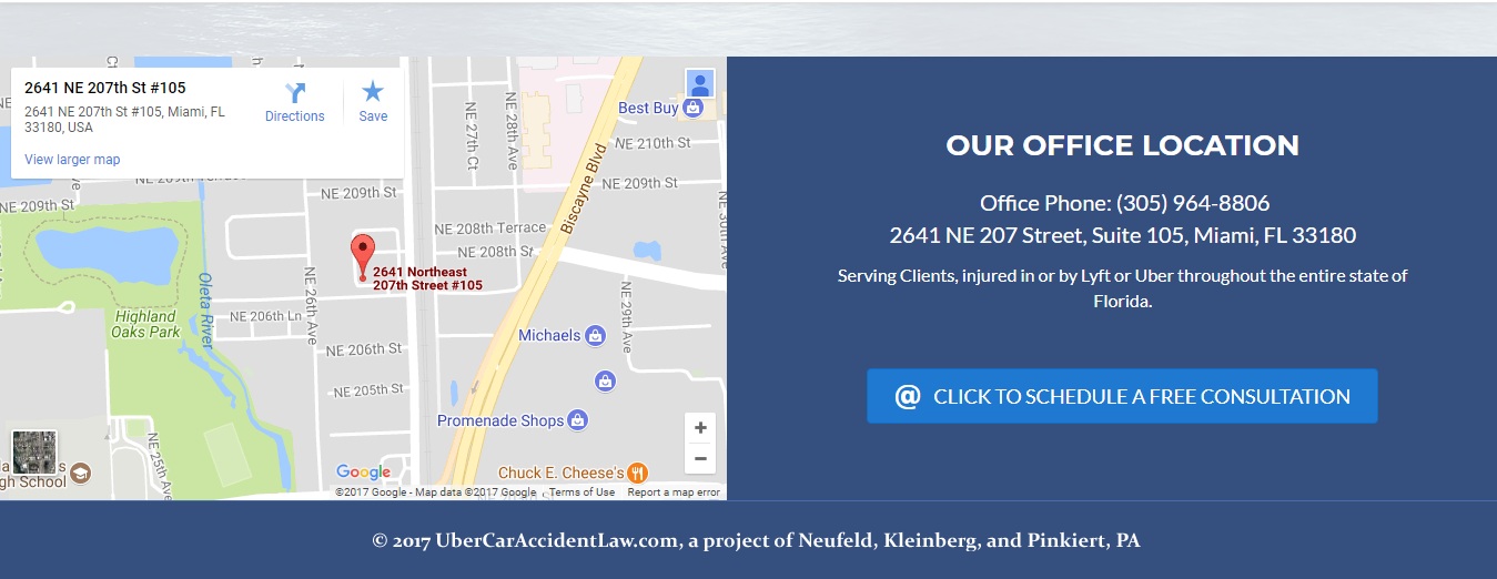 Alan Neufeld: Florida Uber and Lyft Car Accident Personal Injury Law ...