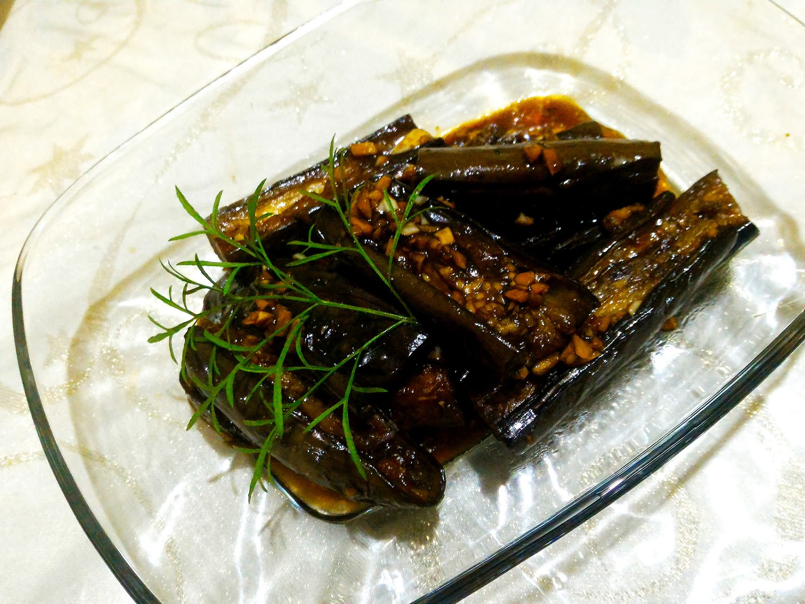 No Meat Mondays: Eggplant Adobo - Shash Stash