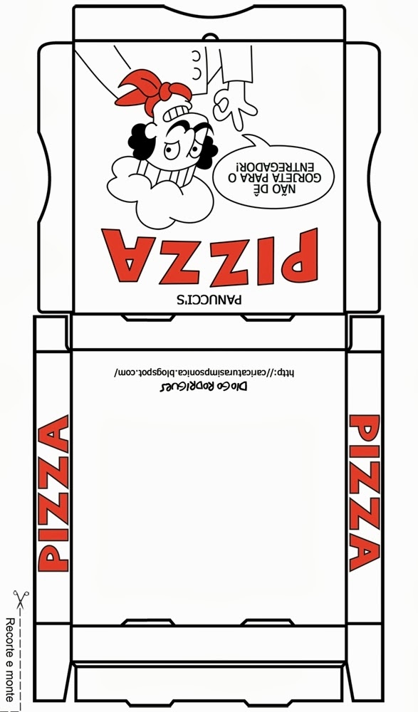 The Great World Of Papercraft: Pizza