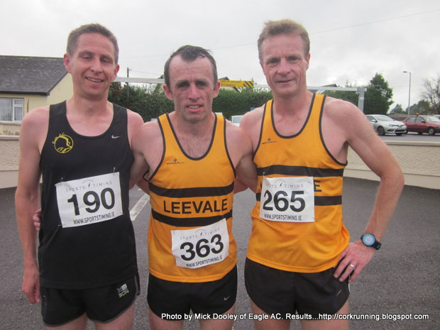 First 3 men...Alan O'Brien 2nd, Tim Twomey 1st & Finbarr O'Dwyer 3rd
