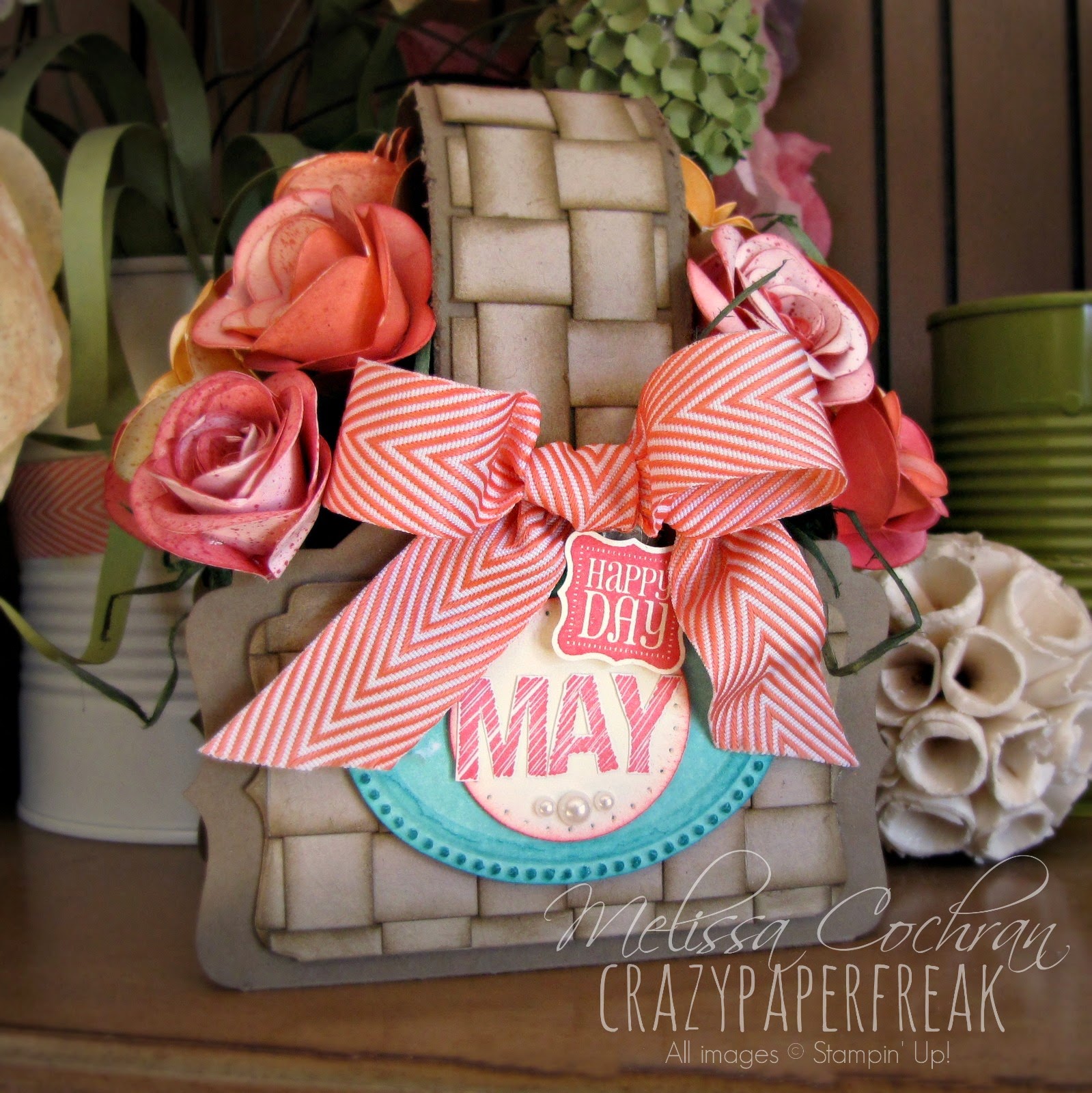 crazypaperfreak: Stylin' Stampin' INKspiration ~ May Day Basket
