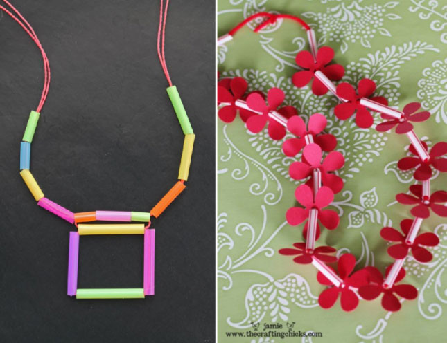 creative ideas with straws - crazzy craft