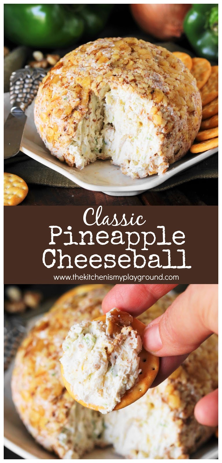Pineapple Cheese Ball | The Kitchen is My Playground
