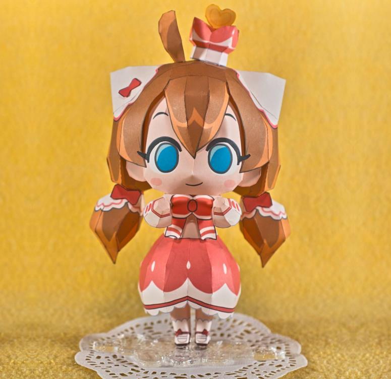 PAPERMAU: Pretty Cute Princess Paper Doll In Chibi Style - by Cafetera