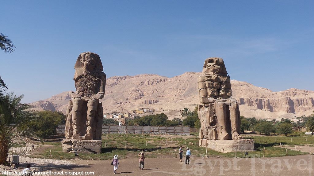 The Colossi of Memnon in Luxor, Egypt - The Globe Trotter