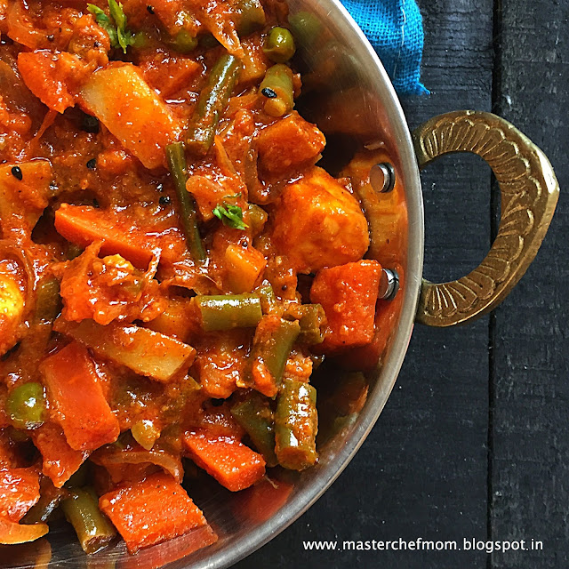 MASTERCHEFMOM: Vindaloo Vegetable Masala | Vegetables In Vindaloo ...