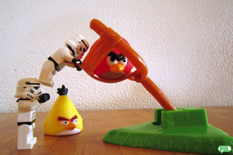 Stormtrooper au bureau et ailleurs...: Angry birds space