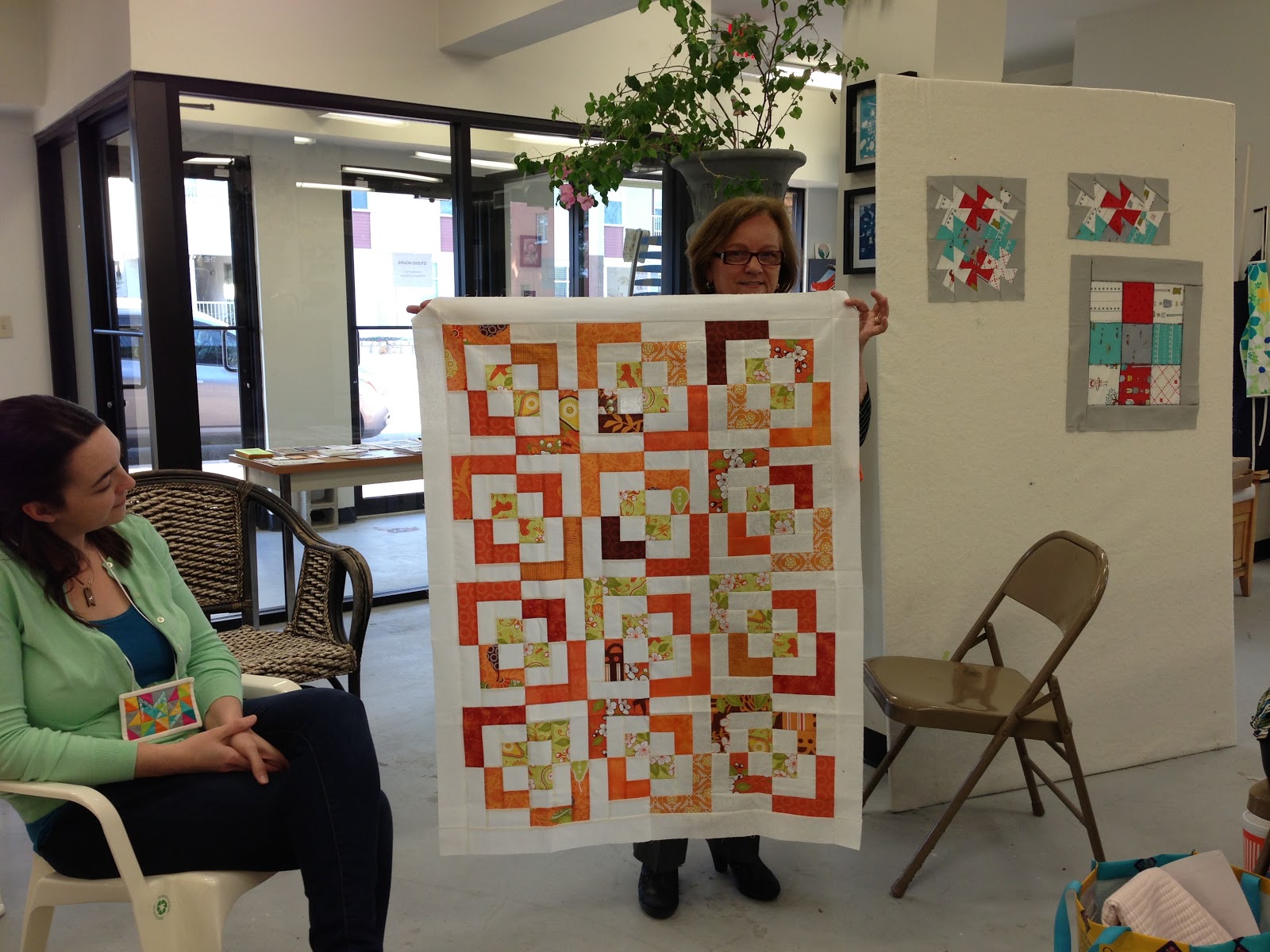Fort Worth Modern Quilt Guild: Wonky Paint Chip Challenge