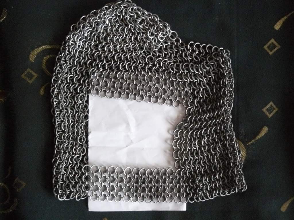 On the art of Chainmaille - making a coif part 3 ~ Drunkethics