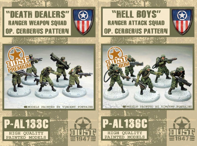 Tabletop Fix: DUST Models - New Allied Core Infantry