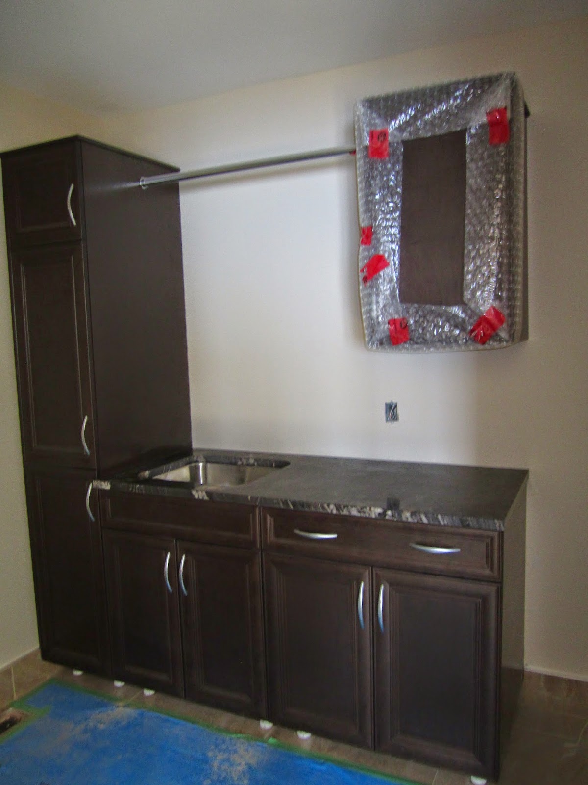 Building an infill in Westmount: Granite and baseboard!