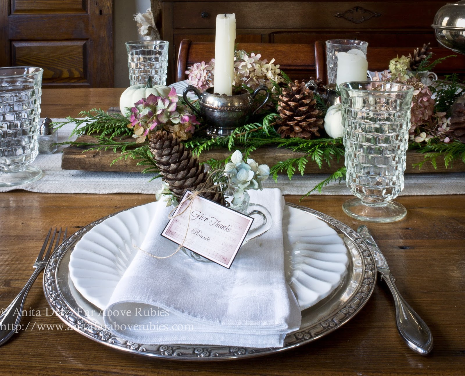 Thanksgiving table inspiration - Whispering Pines Homestead