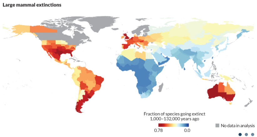bensozia: People, Not Climate Change, Caused the Last Great Extinction
