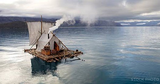 Rolling Steel Tent: Huck's raft