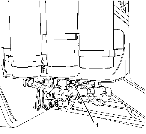 797F Off-Highway Truck Steering System: Hydraulic Schematic