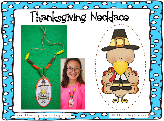 ESL/EFL Preschool Teachers: Thanksgiving 4th edition