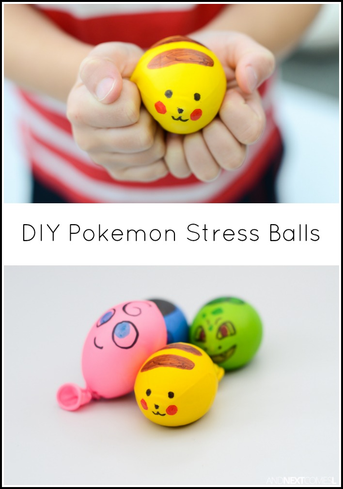 DIY Pokemon Stress Balls | And Next Comes L - Hyperlexia Resources