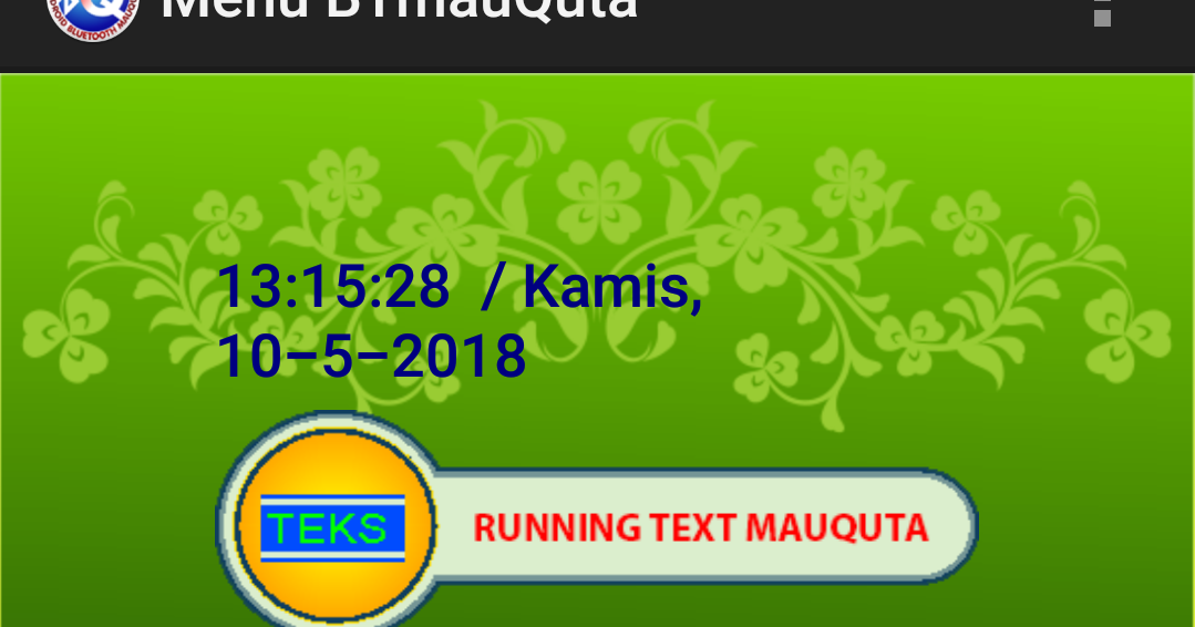 Petunjuk Setting BT-MauQuta Android - Rudy MauQuta