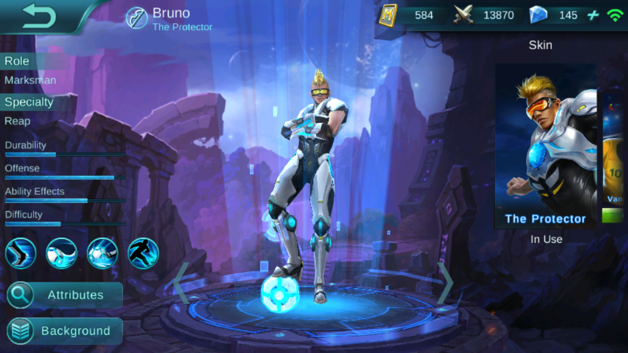 Bruno, the Protector Item (Pure Damage) Build and Guide - Mod Mobile ...