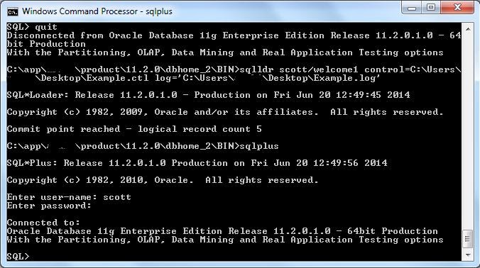 Learning SOA: SQL Loader in Oracle Learning SOA: SQL Loader in Oracle