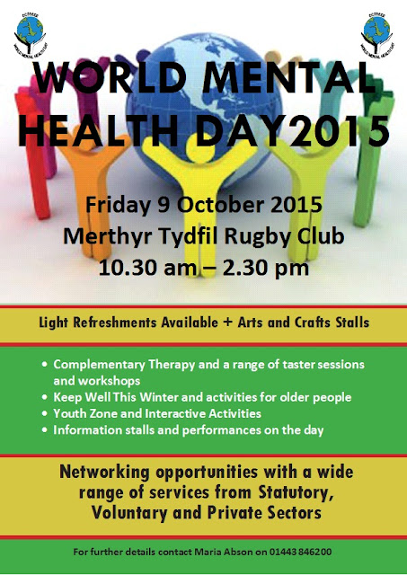 VAMT News: World Mental Health Day - Merthyr Tydfil