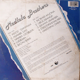 Afro-Synth: MADLALA BROTHERS - Indod'emnyama (1987)