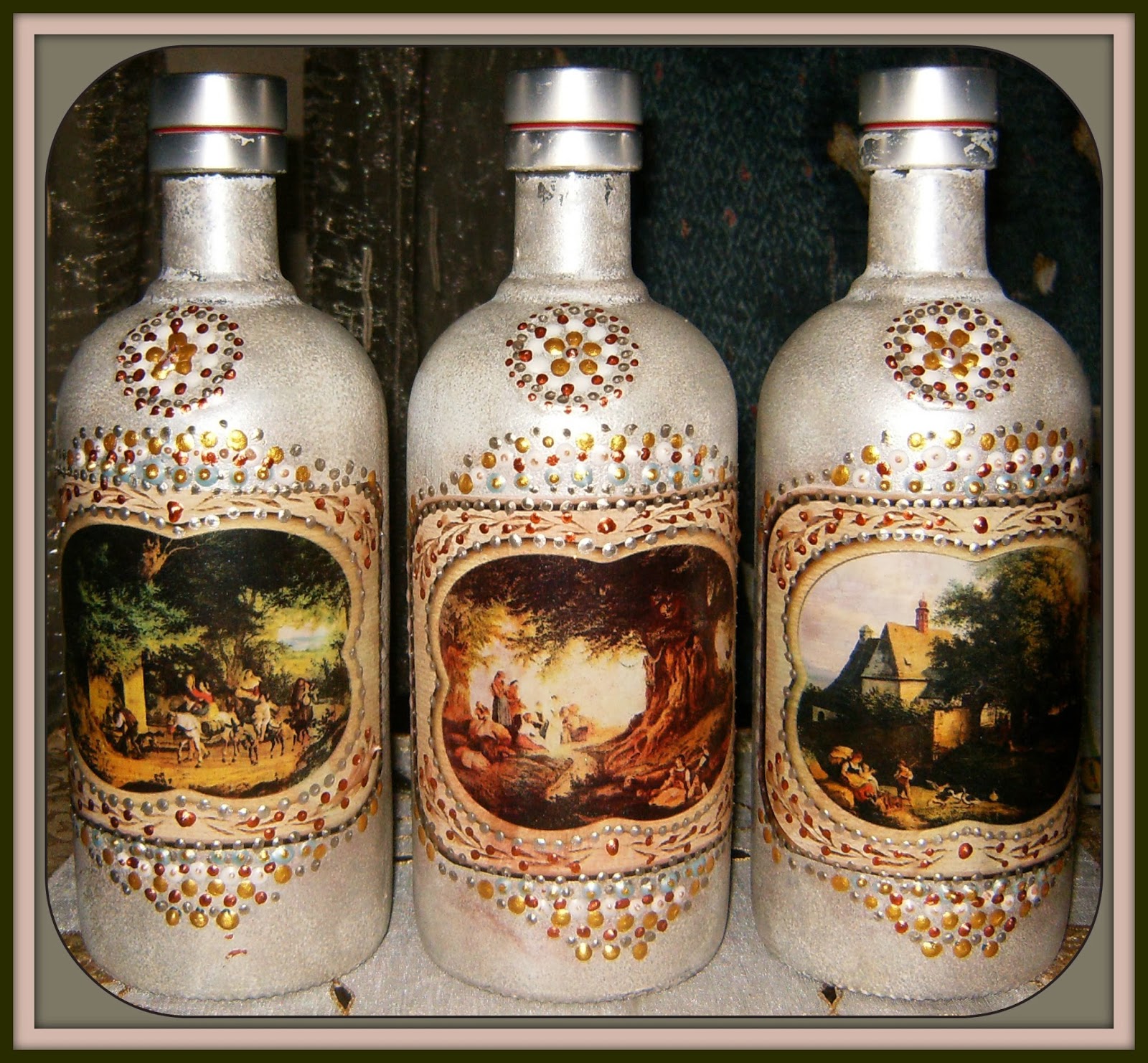 lila365idees: DECOUPAGE ΣΕ ΜΠΟΥΚΑΛΙΑ ΑΠΟ ΒΟΤΚΑ (DECOUPAGE IN BOTTLES OF ...