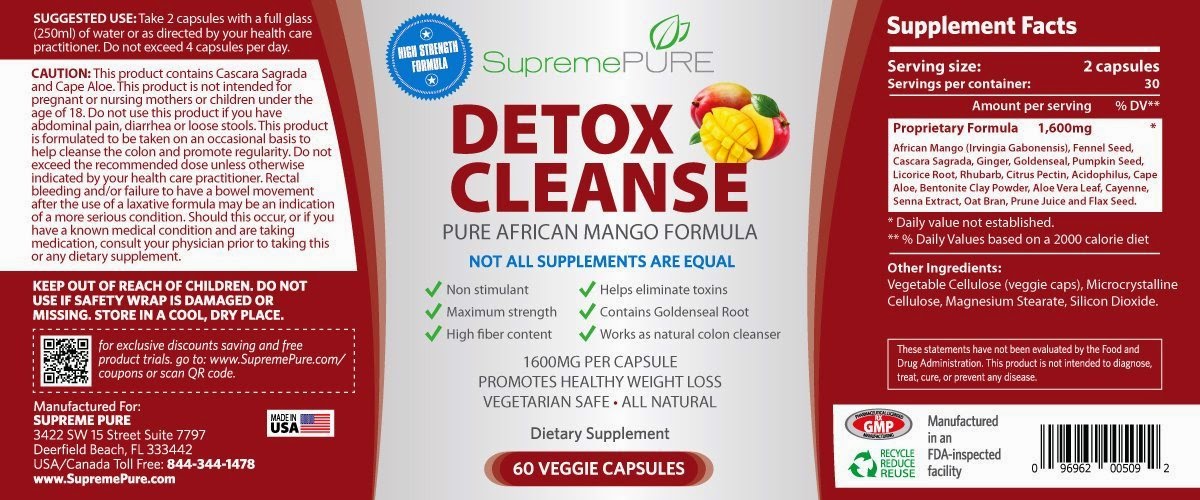 GlamRiver: Detox Cleanse With African Mango by Supreme Pure-Review