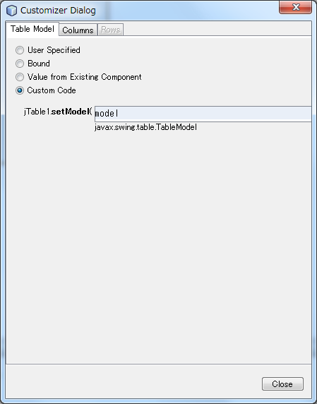 Starting Programming at age 29: Java JTable using NetBeans GUI builder 3