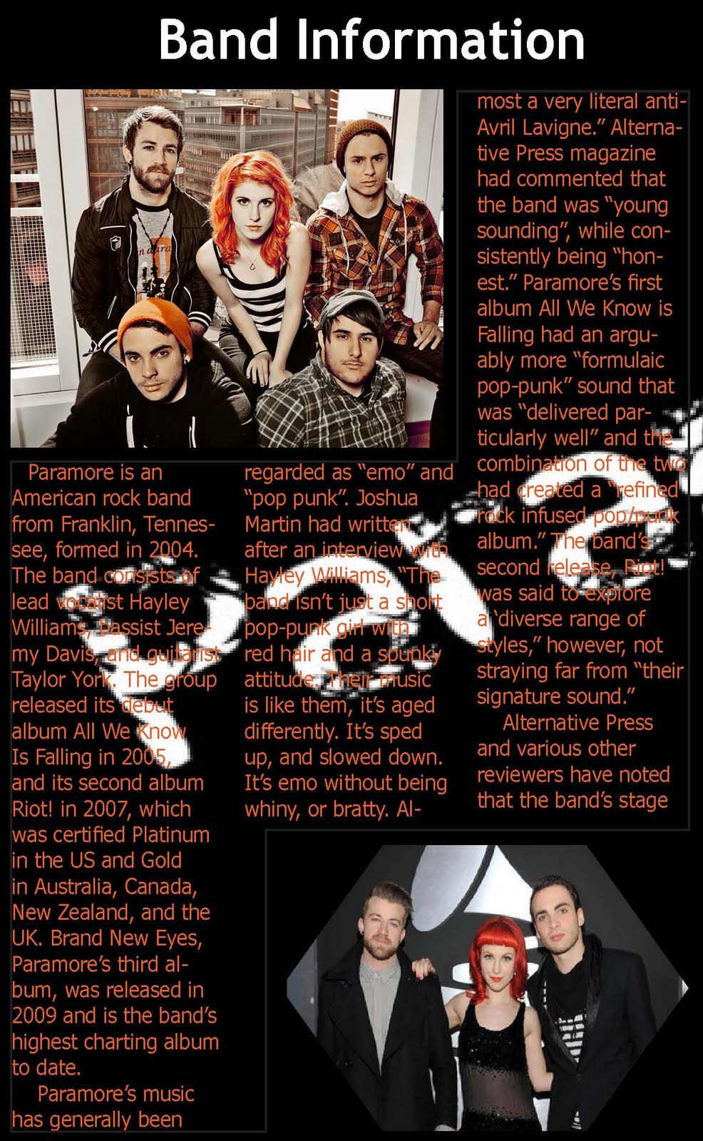 Shadow Wolf: Band Magazine - Indesign Final Project