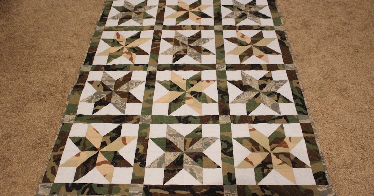 Scrap Dive Quilts: Military Uniform Quilt Complete