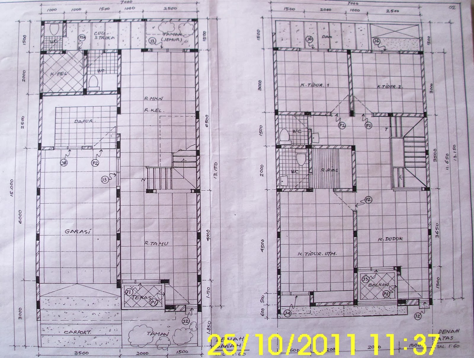CV. KAS ANDALAN SEJATI: Layout proyek rumah tinggal