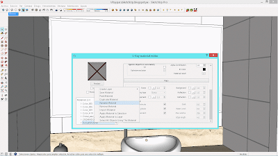 Renderizar con VRay 2.0 para SketchUp: Espejo