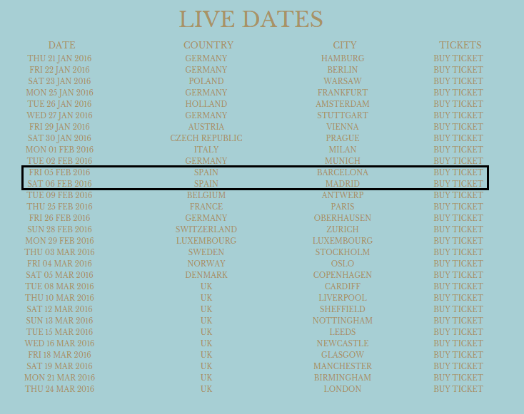 Ellie Goulding Spain