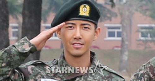 Kwanghee looks strong in his first photo since army enlistment