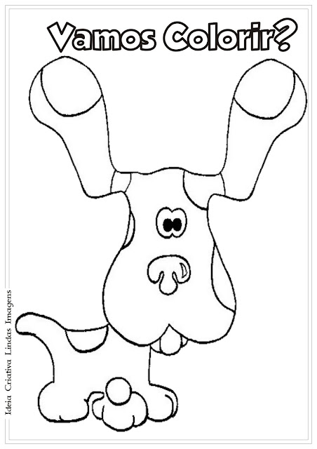 Desenho Pistas de Blue para colorir