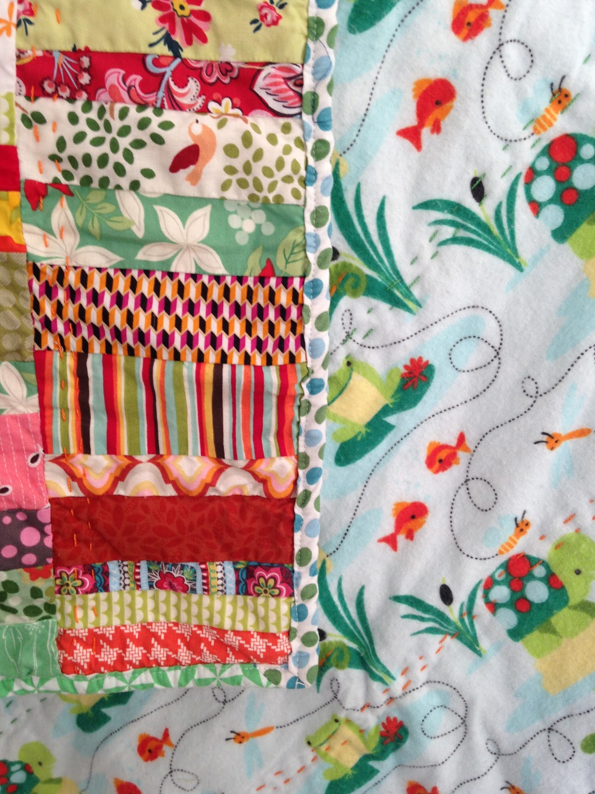 November quilt 1- a scrappy one