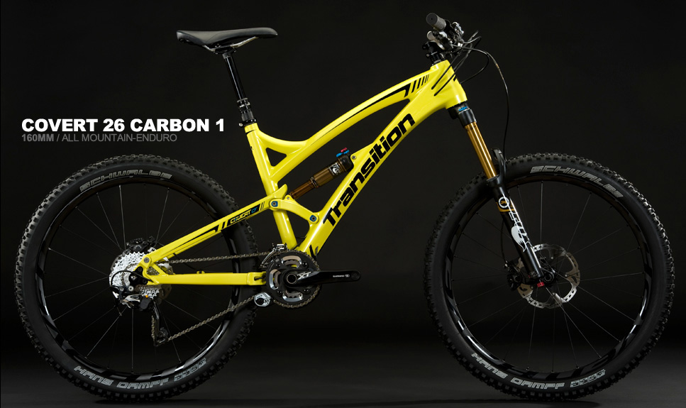 Transition Bikes: Covert 26 Carbon Complete Kit