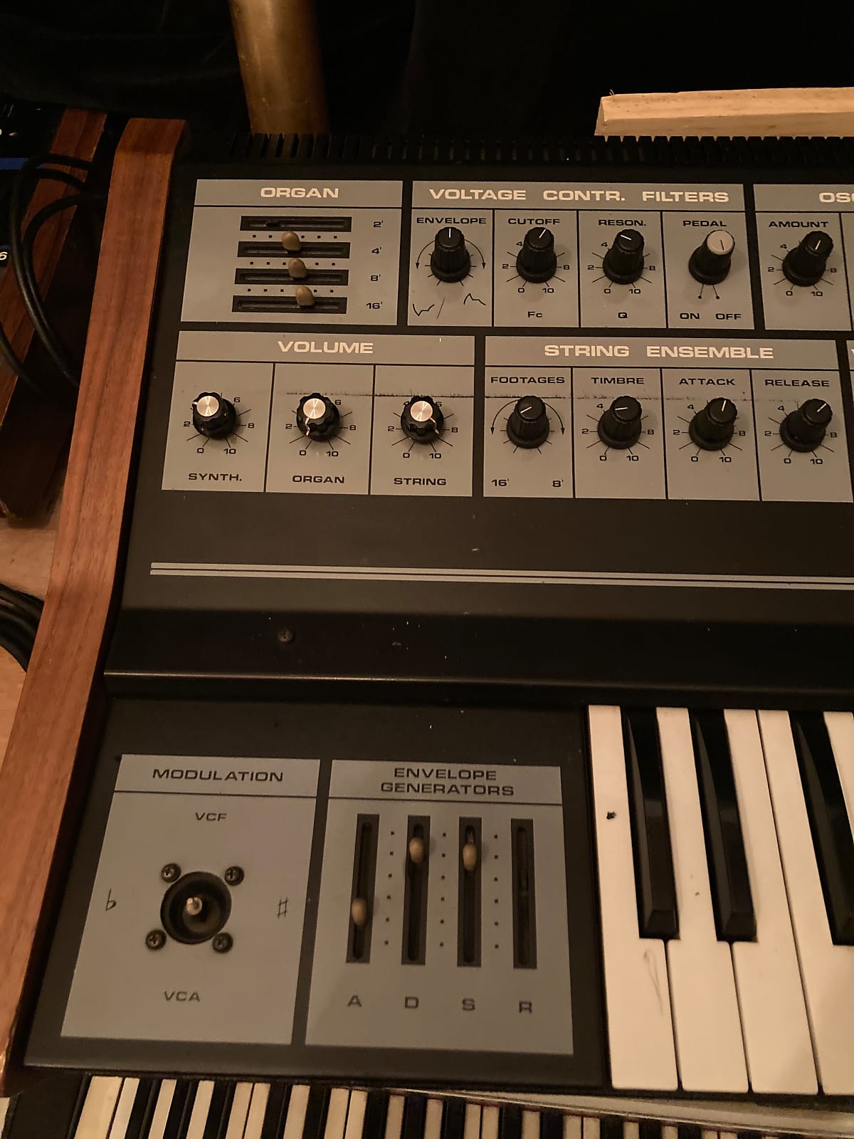 MATRIXSYNTH: Crumar Trilogy 3-Section Polyphonic Analog Synthesizer