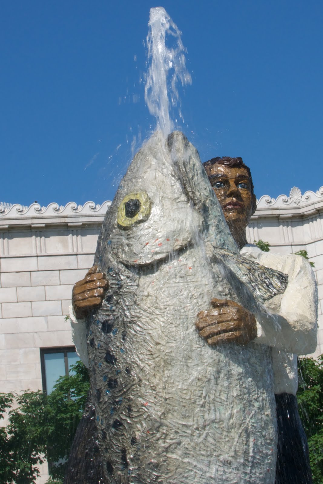 Daily Chicago Photo: Man with a Fish