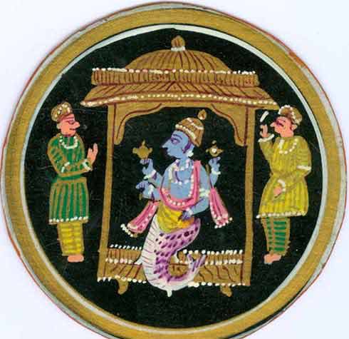 Dashavatar Ganjifa Cards – Ten Incarnations of Vishnu in Pictures on ...