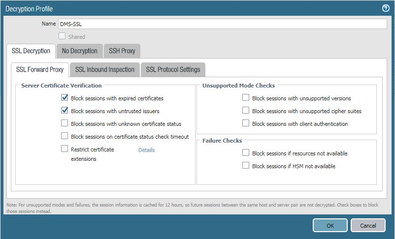 SSL Decryption with Palo Alto NGFW
